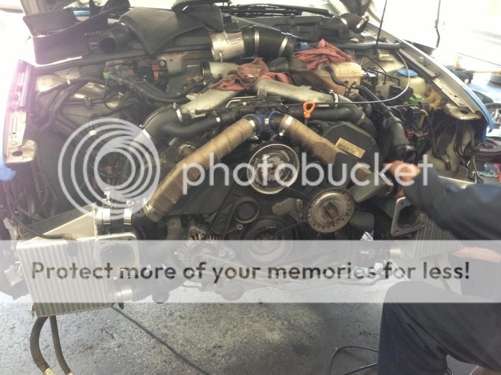 Silly rabbit motorsport aka srm side mount intercooler install updates.